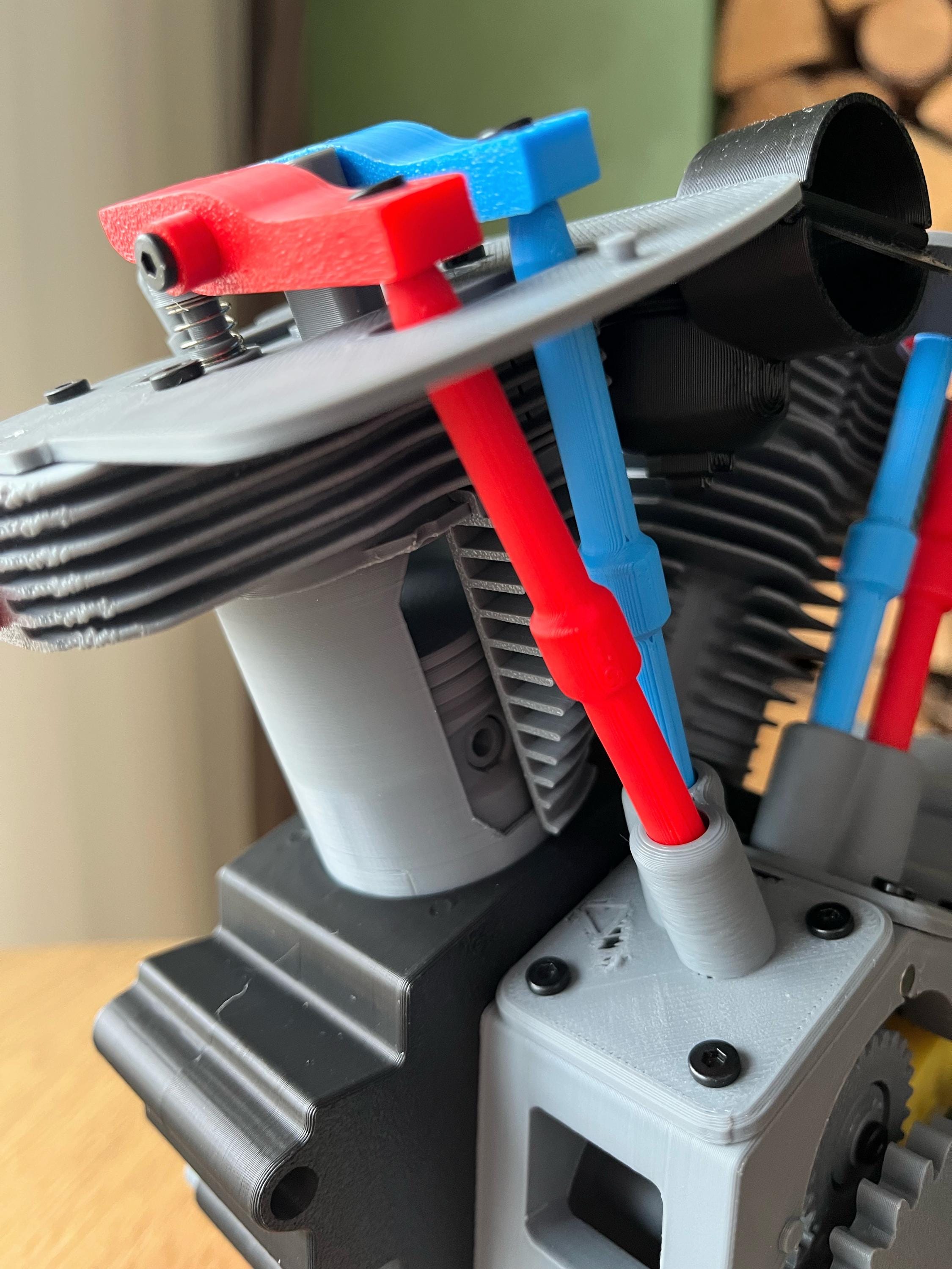 Engine Model V-twin Project | 3D Printed - Etsy