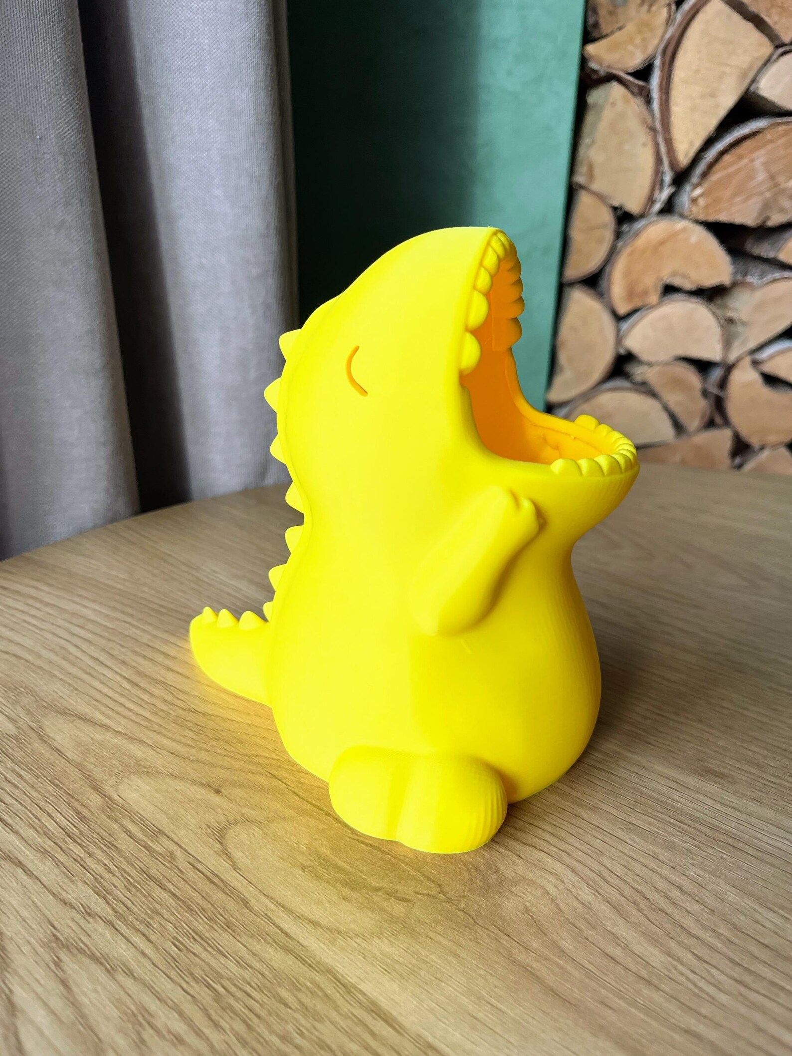 Pencil Holder Dinosaur T-REX | Trash Bin | Container - Etsy