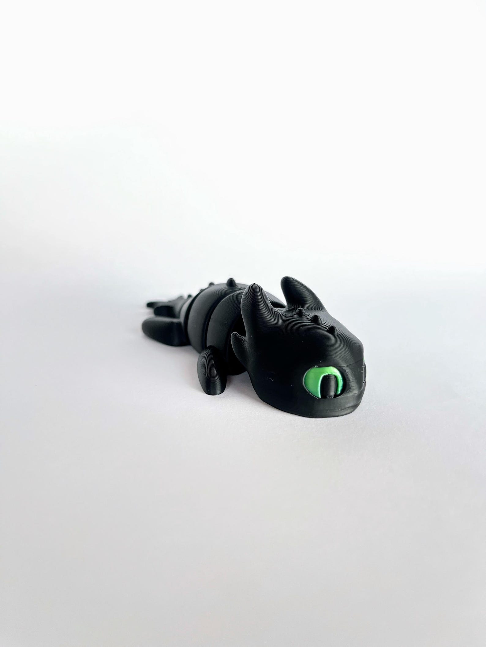 Toothless Fidget Flexi Toy | Night Fury | 3D Printed | Sensory Toy - Etsy