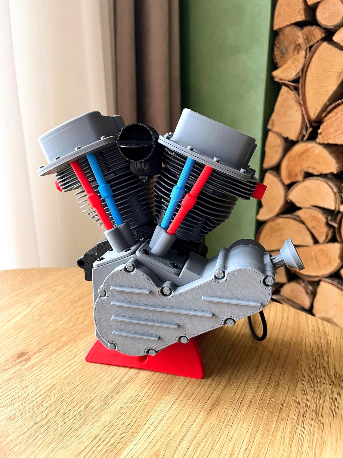 Engine Model V-twin Project | 3D Printed - Etsy