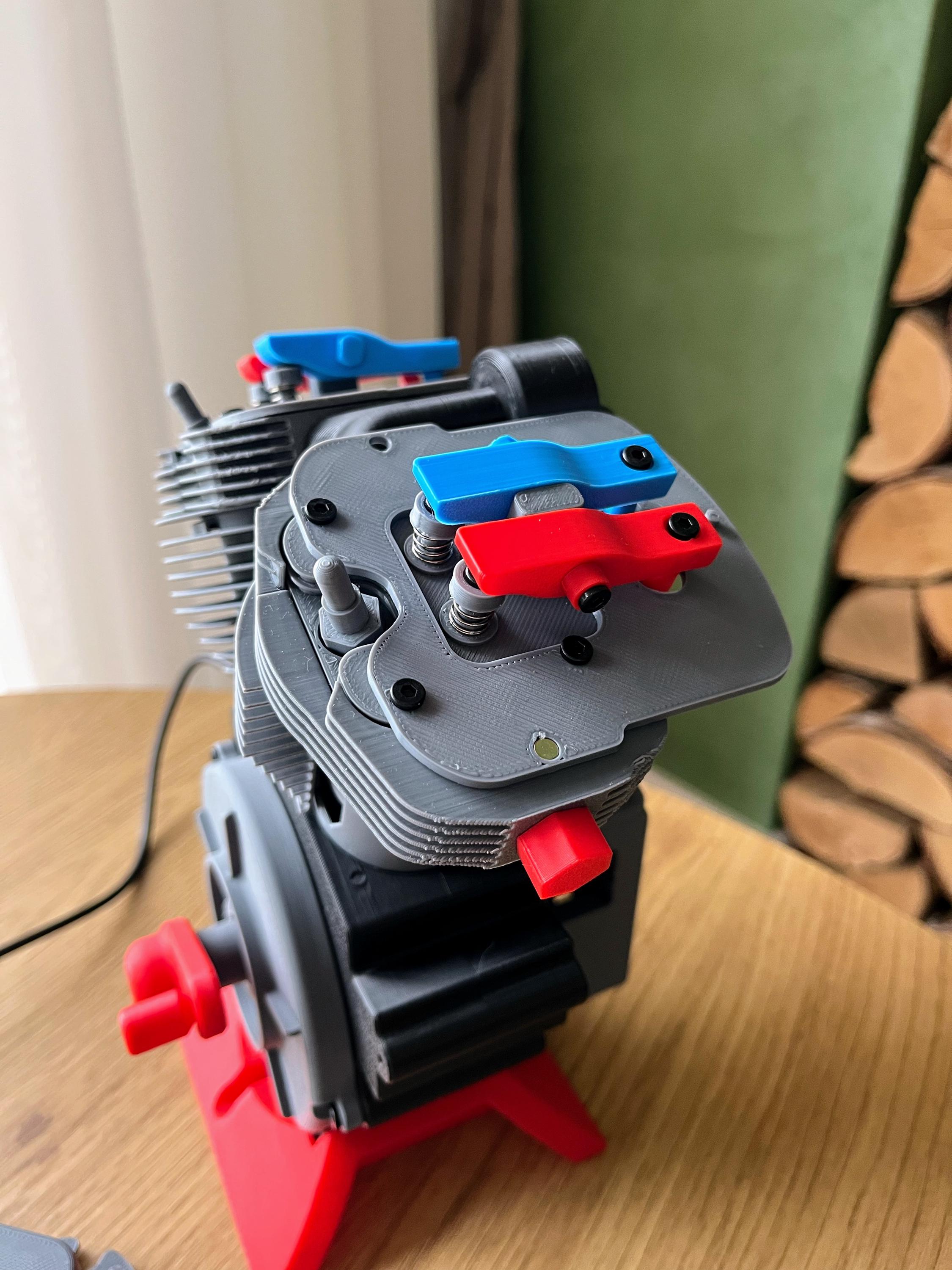 Engine Model V-twin Project | 3D Printed - Etsy