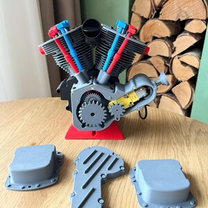 Engine Model V-twin Project | 3D Printed - Etsy