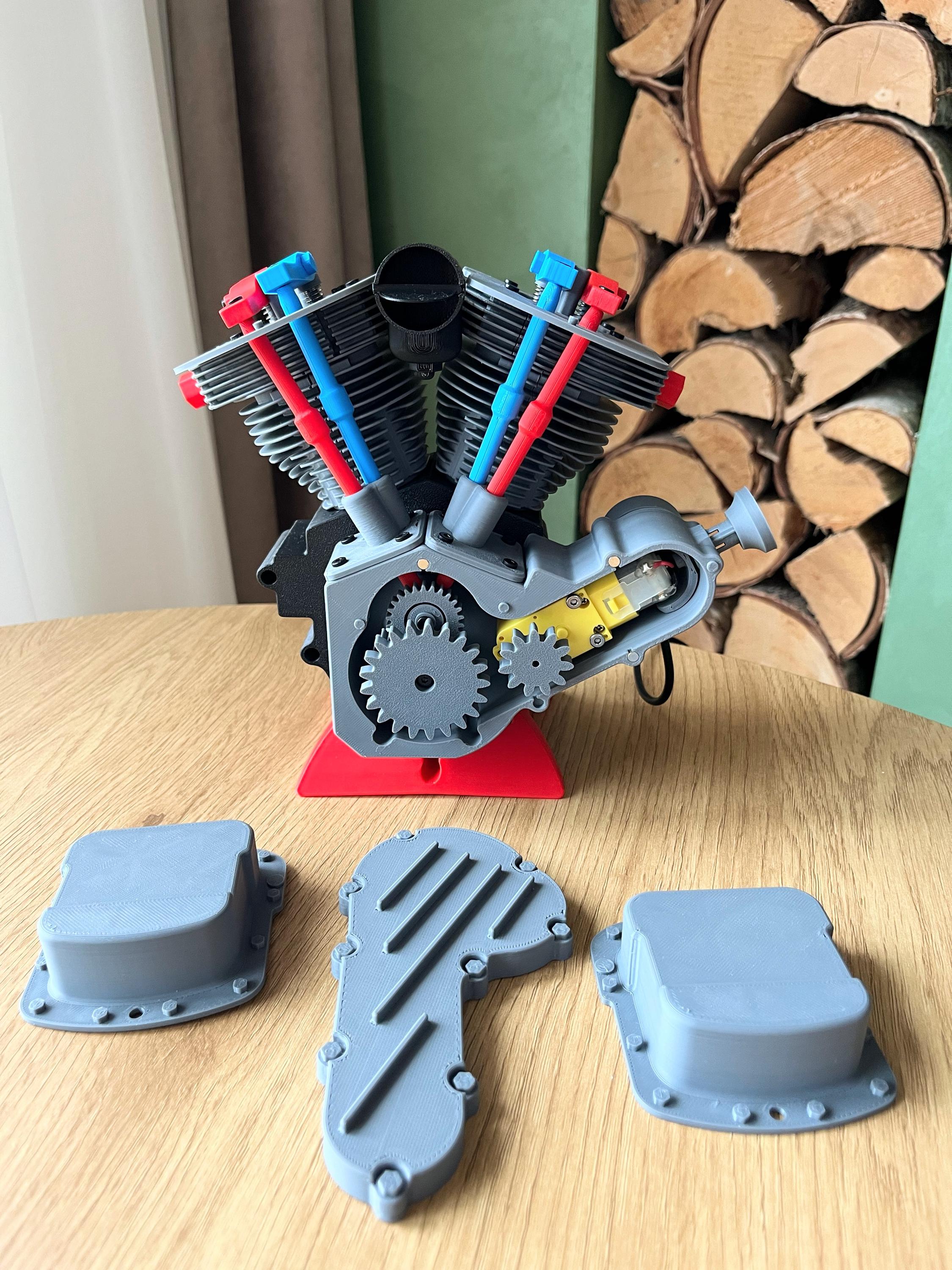 Engine Model V-twin Project | 3D Printed - Etsy