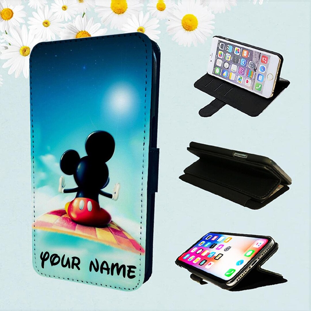 Personalized Mickey Mouse Magic Carpet Wallet Phone Case for iPhone ...