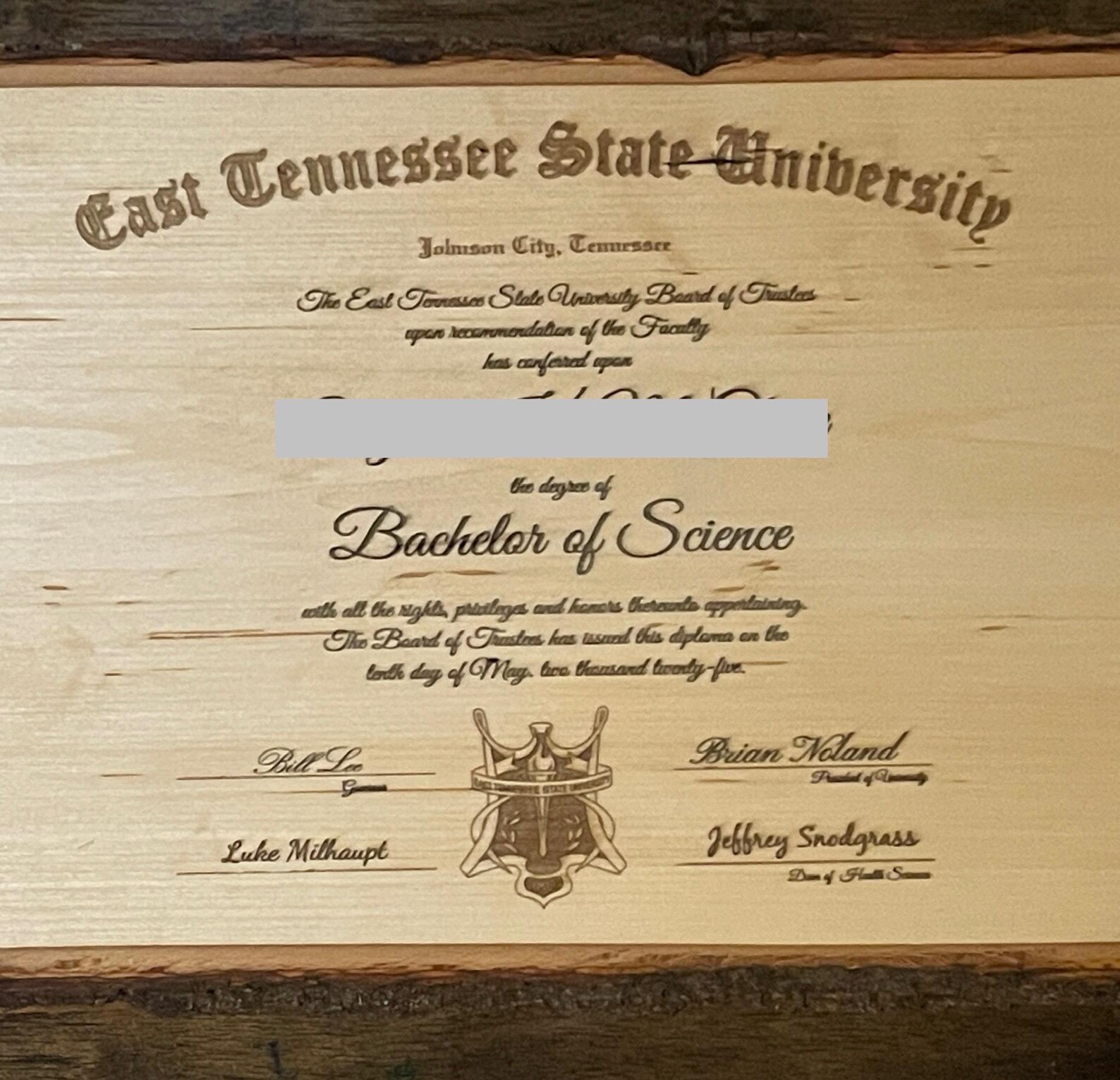 Engraved College Degree or Diploma - Etsy