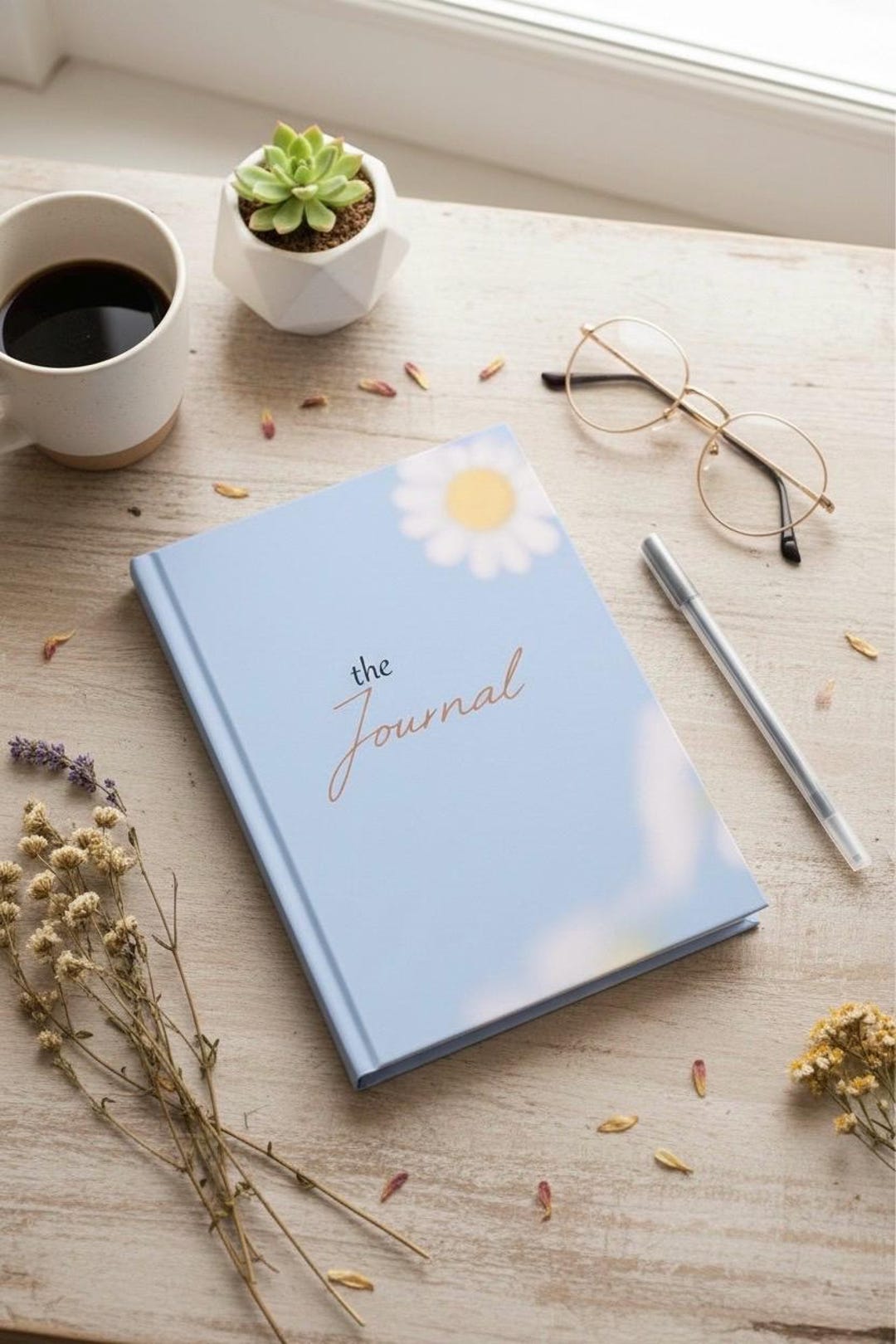 Floral Journal - Note-taking Diary for Self-reflection - Etsy