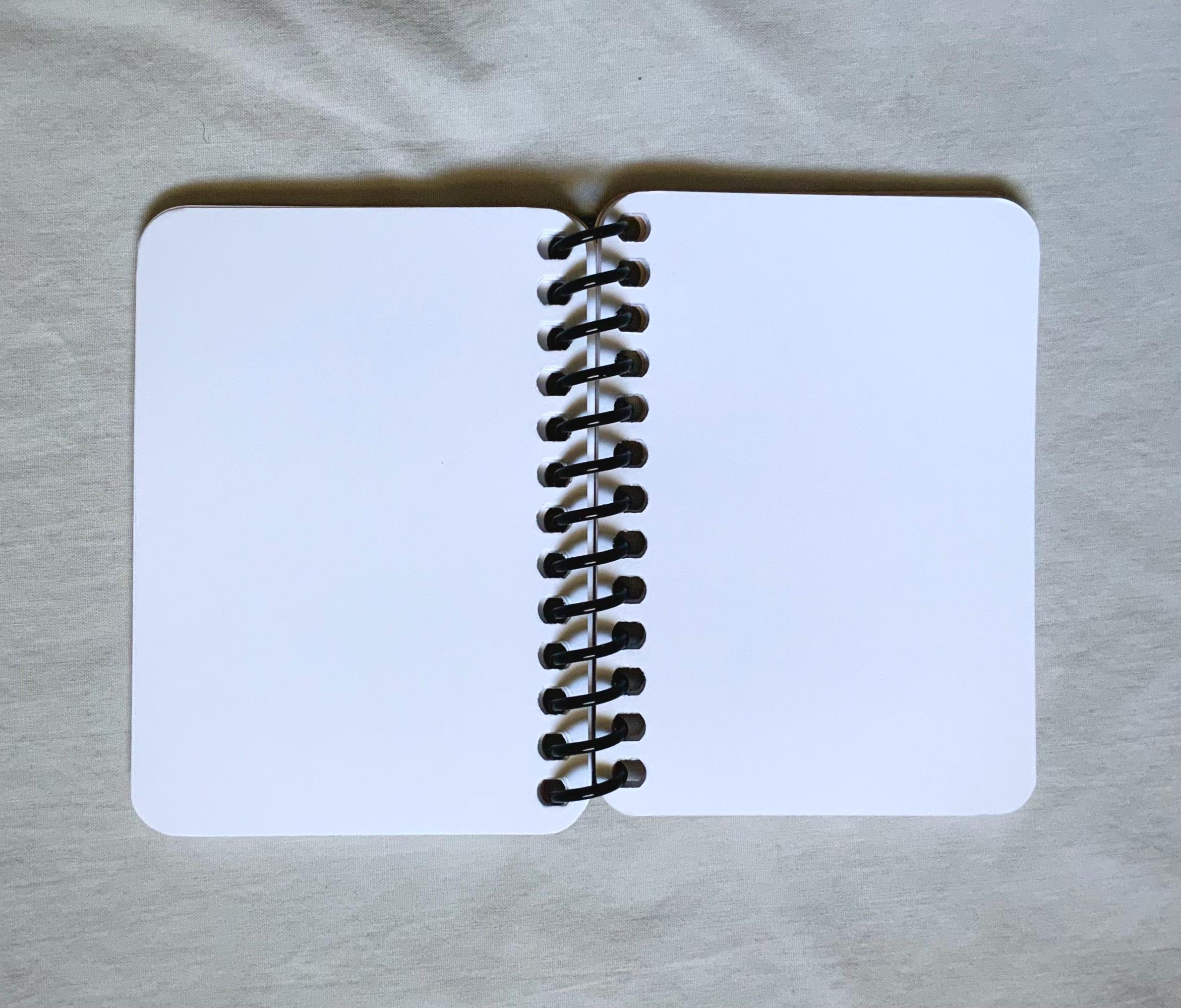 Mini Notebooks - Coil Bound 2.5x3.5” Tan Index Covers With 40 White ...