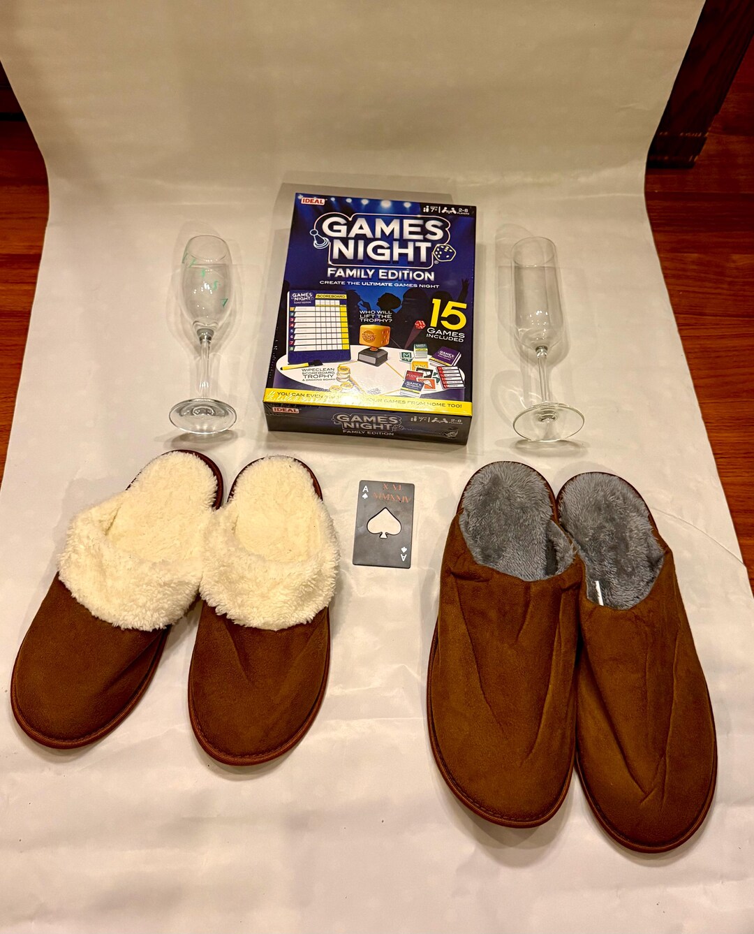 Games Night Starter Pack | Personalised Slippers, Games Set and ...