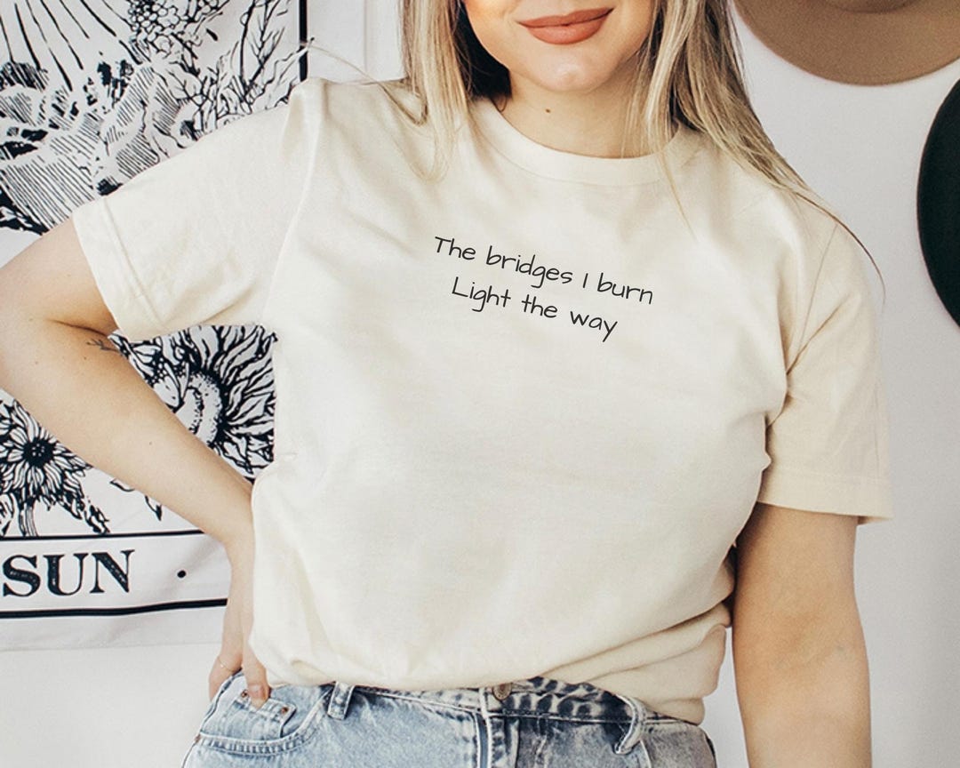 Bridges - Motivational Bridges Tee, Inspirational Shirt, Women's ...