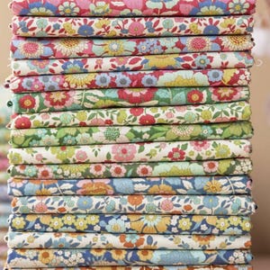 Tilda Wallflower - 20 Fat Eighths 25cm X 55cm (10" X 22") Bundle Cotton Quilt Fabric - Etsy