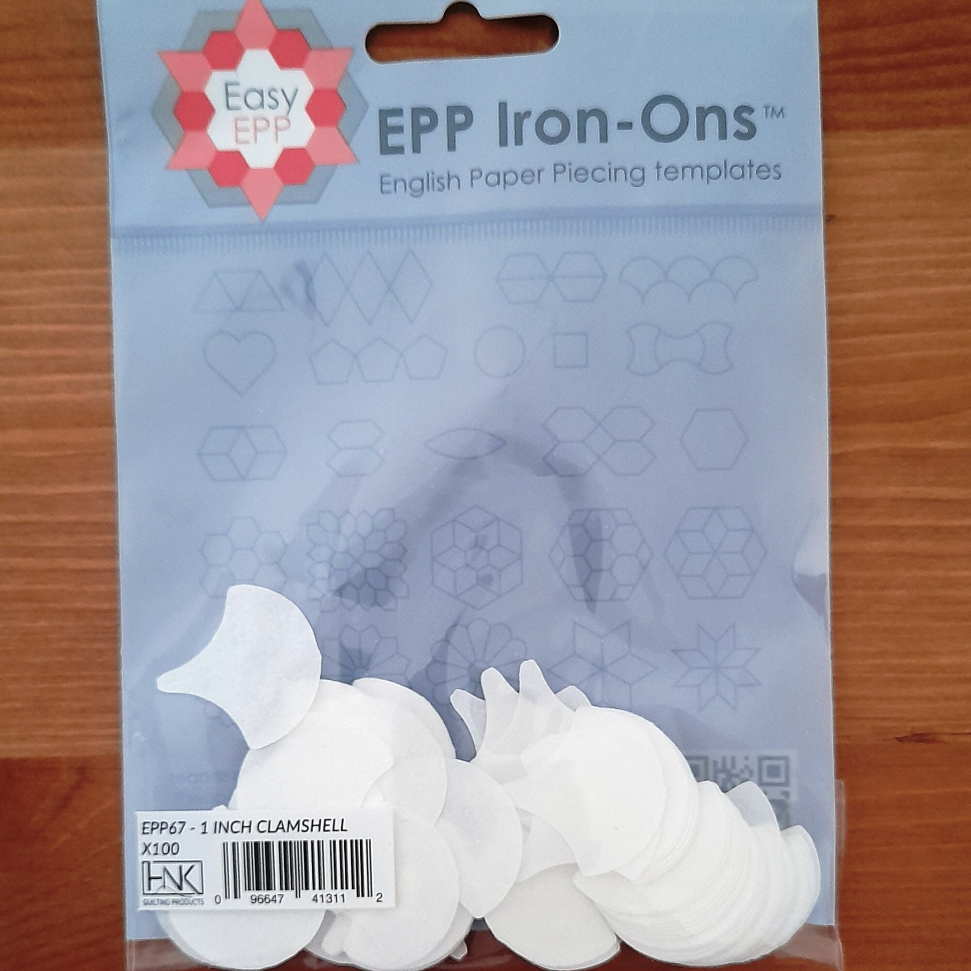 Clamshells 1 Inch Pack of 100 EPP Papers Fusible Iron on - Etsy