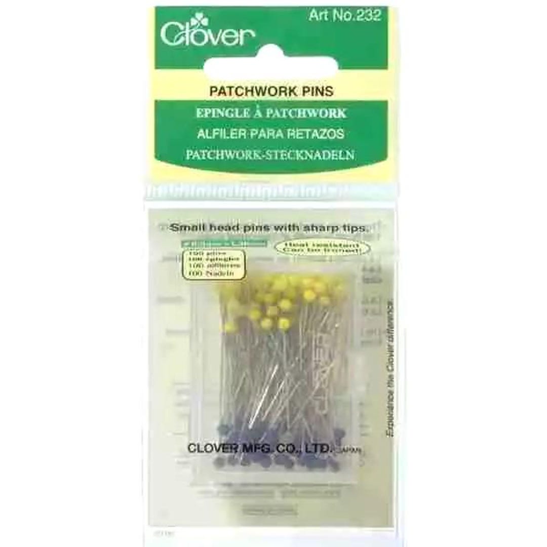 Clover Patchwork Pins Long Pins Glass Headed Suitable for Piecework - Etsy