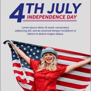 Independence Day Flyer Template: Patriotic Event Poster Canva ...