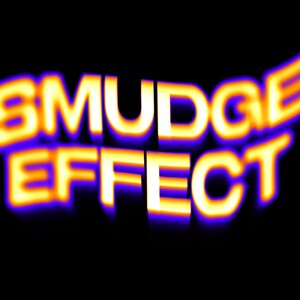 Smudge Text Effect: Editable Photoshop PSD Template (digital Download ...