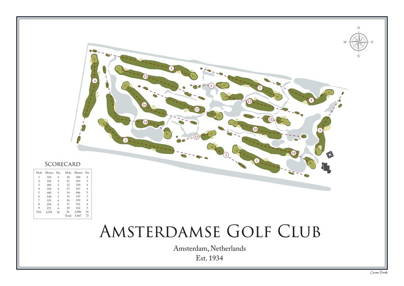 Amsterdamse Golf Club - Etsy