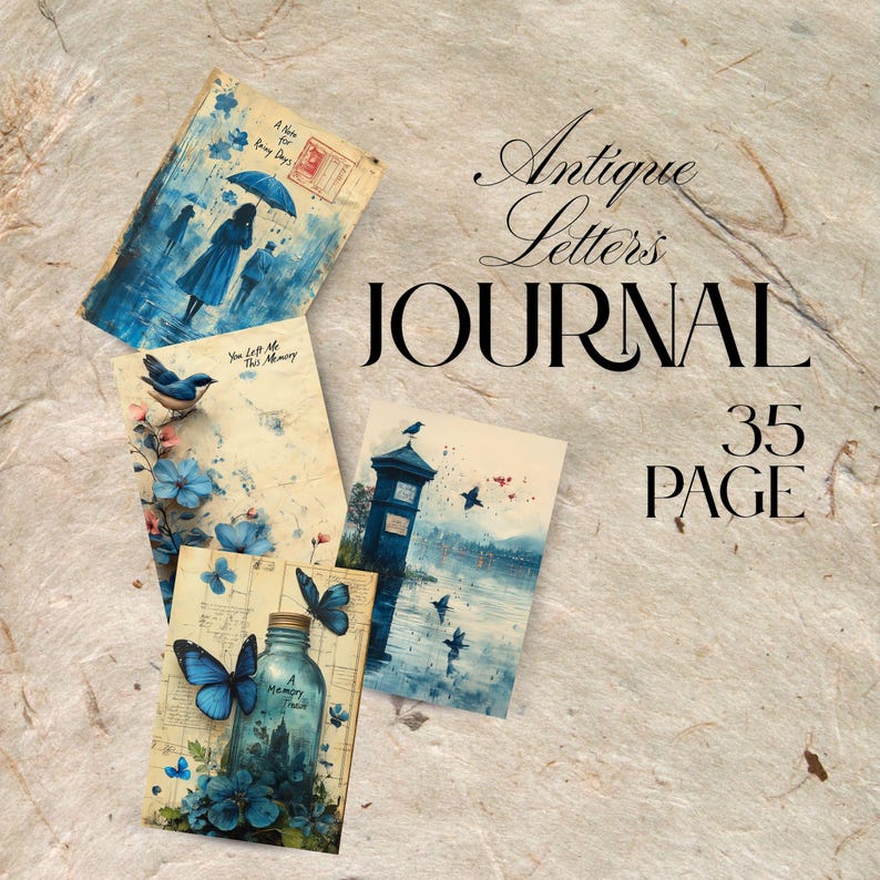 Antique Letters Journal: Vintage Letter Writing (printable PDF) - Etsy