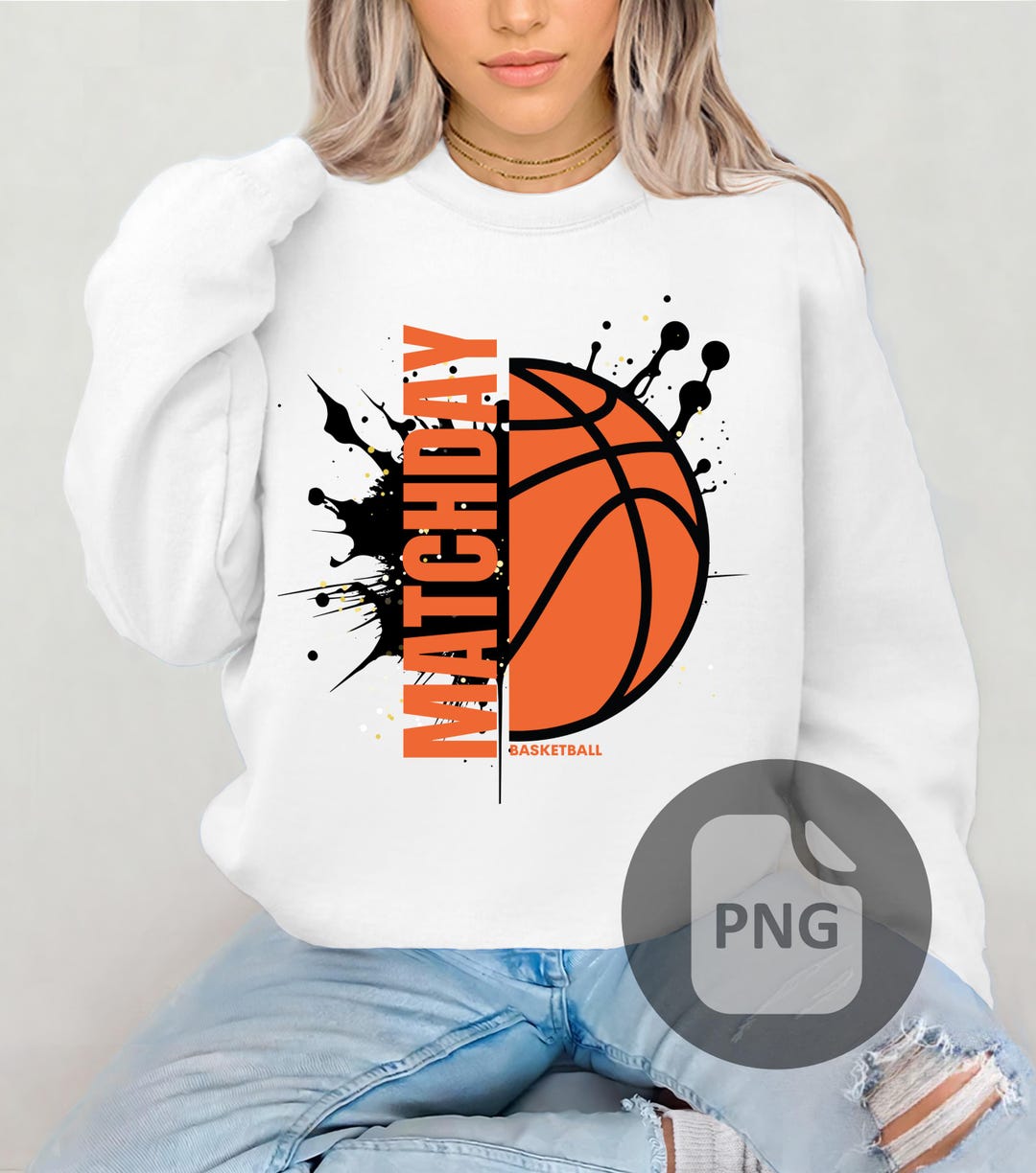 Printable Basketball Tshirt Png Matchday PNG | Sports Game Day Shirt ...