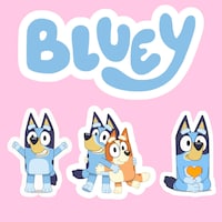 Bluey Stickers - Etsy