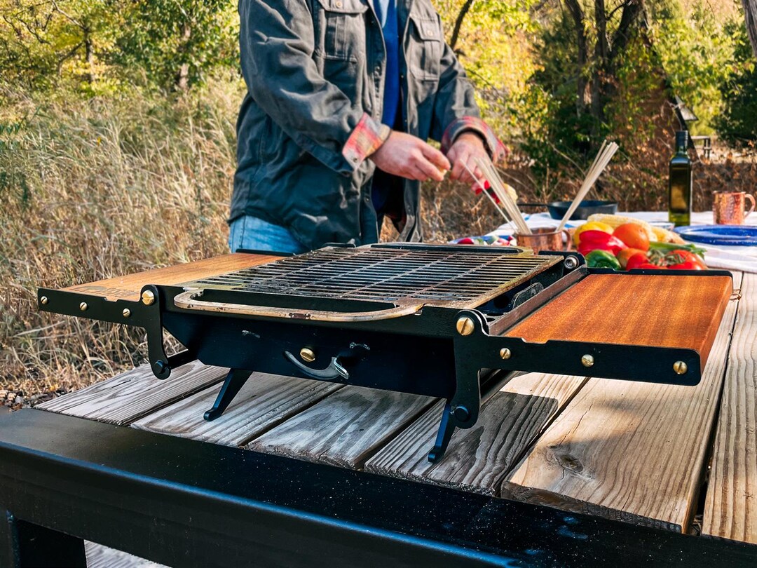 Happy Hibachi Charcoal Grill, Personalized Option, Great Gift! - Etsy