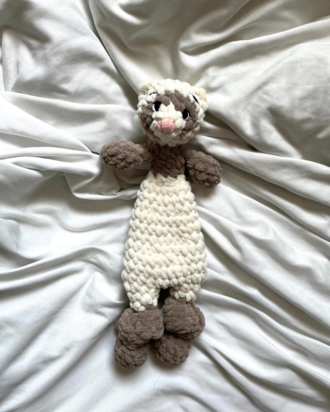 Baby Faith Ferret Crochet Snuggler Pattern | LOW SEW Crochet Pattern ...