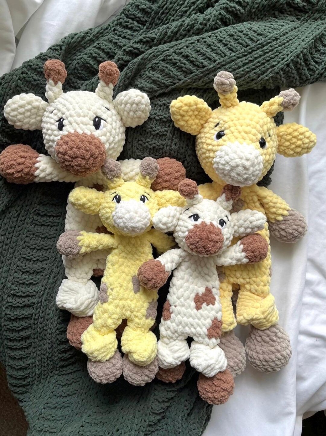 Georgia the Giraffe and Baby Georgia Giraffe Crochet Snuggler Pattern ...