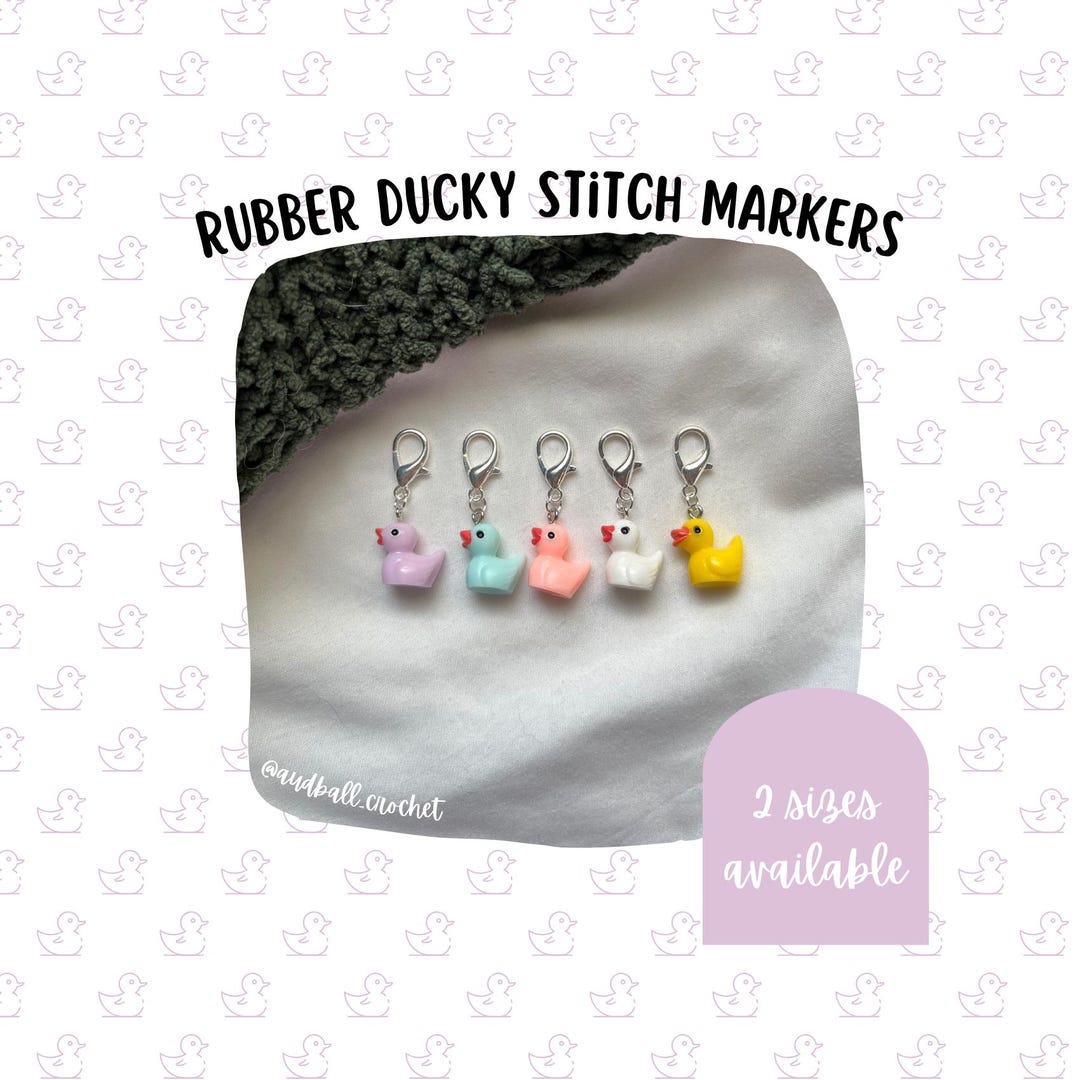 Rubber Ducky Stitch Markers: Crochet & Knitting Notions - Etsy