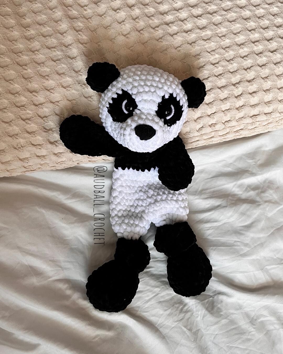 Piper the Panda Crochet Snuggler Pattern | LOW SEW Crochet Pattern ...
