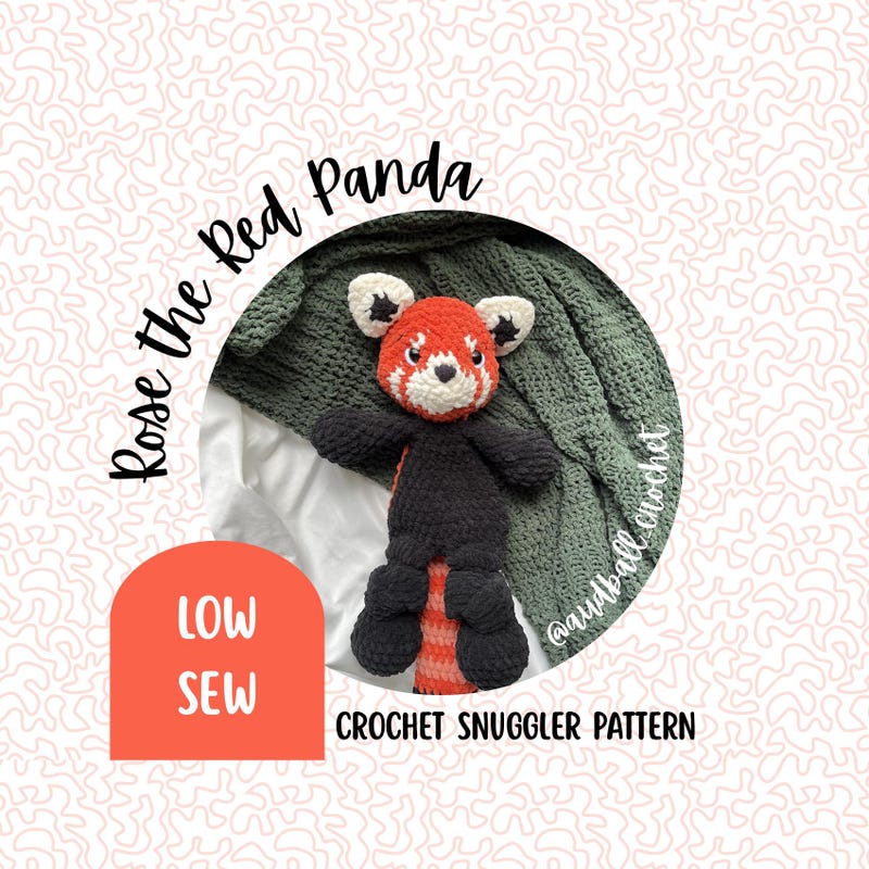 Crochet Red Panda - Etsy