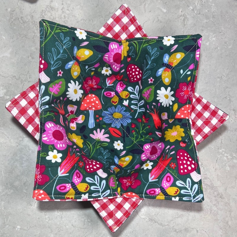 Vintage Mushroom Bowl Set - Etsy