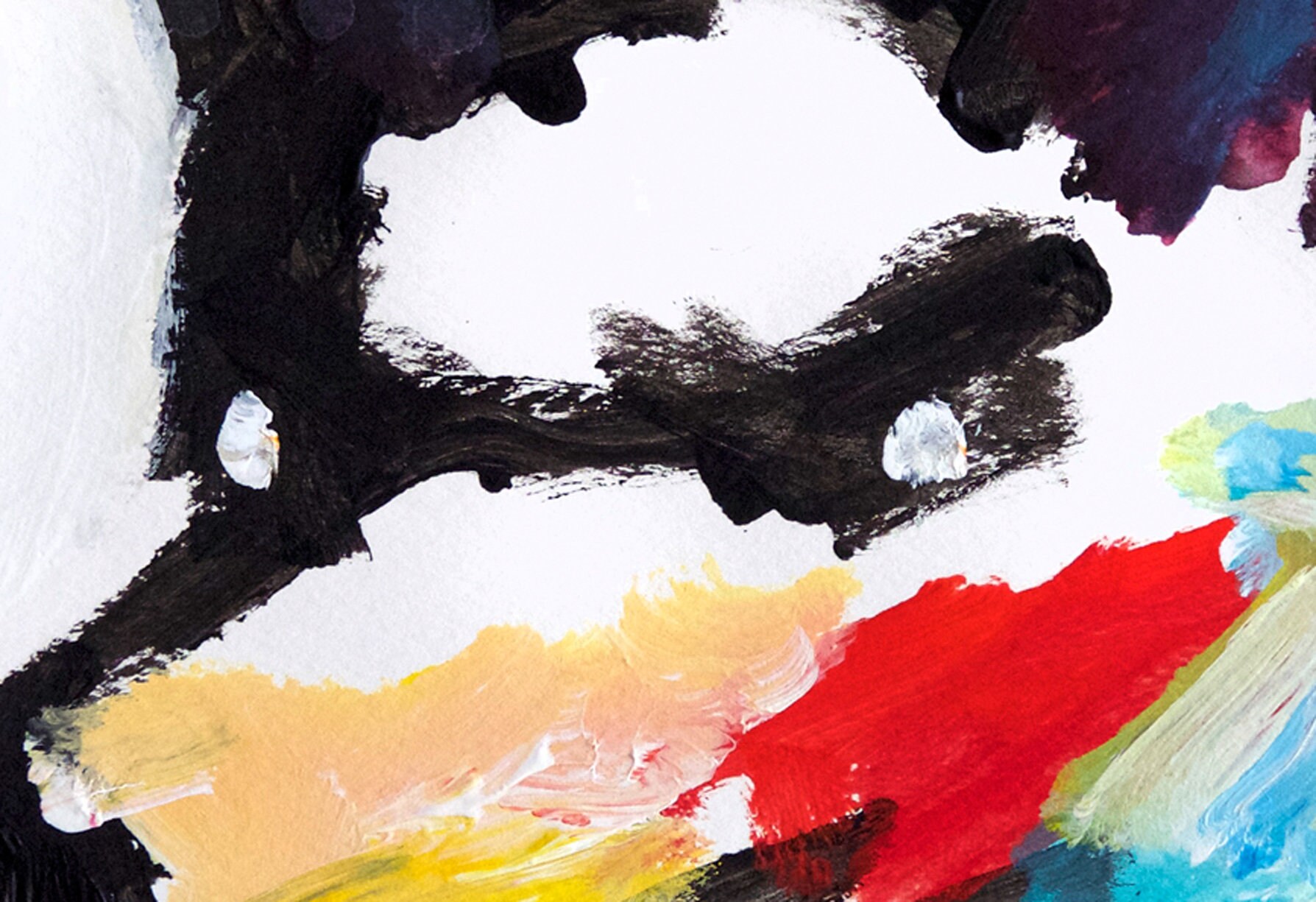 MAD DOG Art Original Acrylic Painting 9 X 12 Inches Expressionistic ...