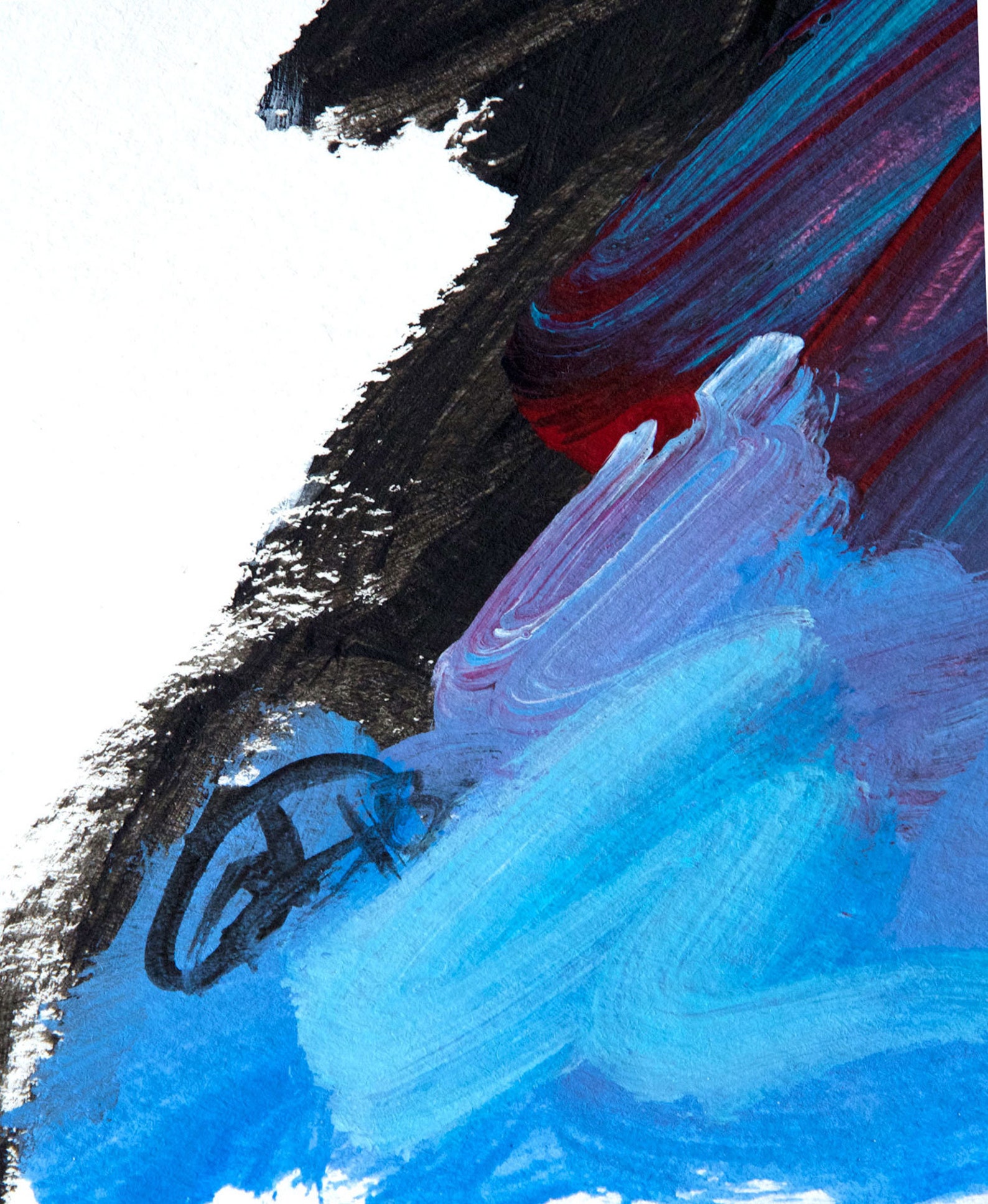 MAD DOG Art Original Acrylic Painting 9 X 12 Inches Expressionistic ...