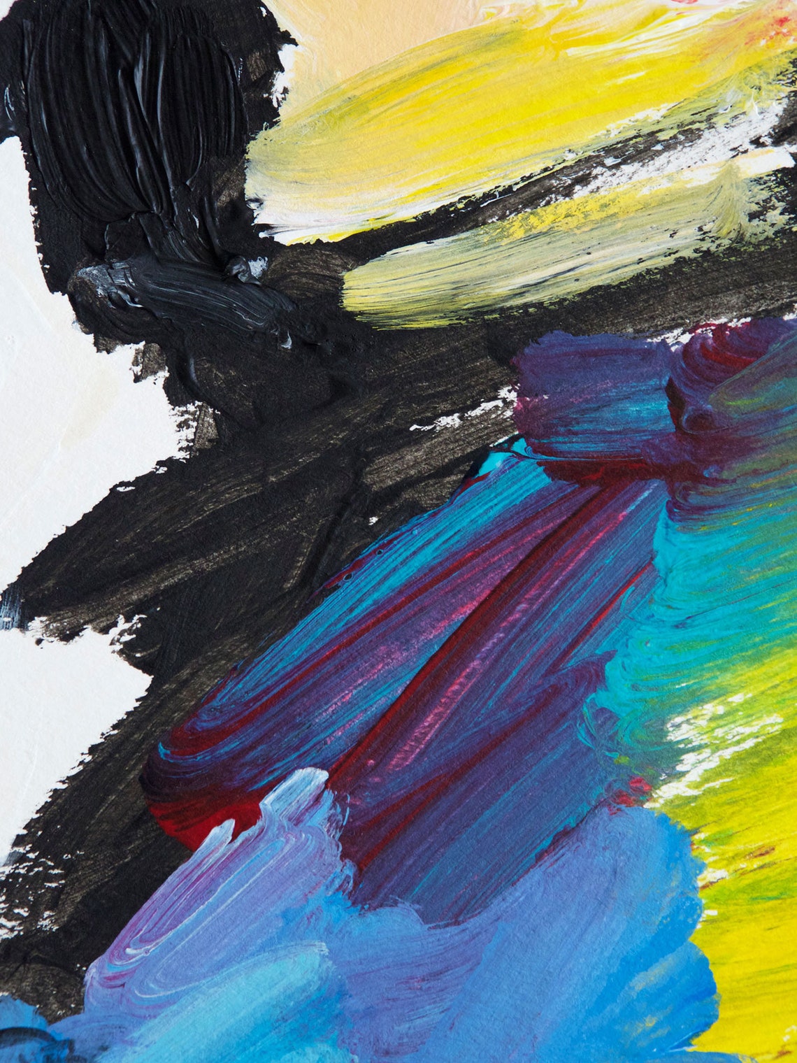 MAD DOG Art Original Acrylic Painting 9 X 12 Inches Expressionistic ...