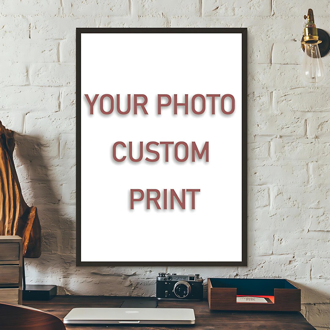 Personalized Photo Wall Art - Custom Canvas Print for Living Room Decor ...