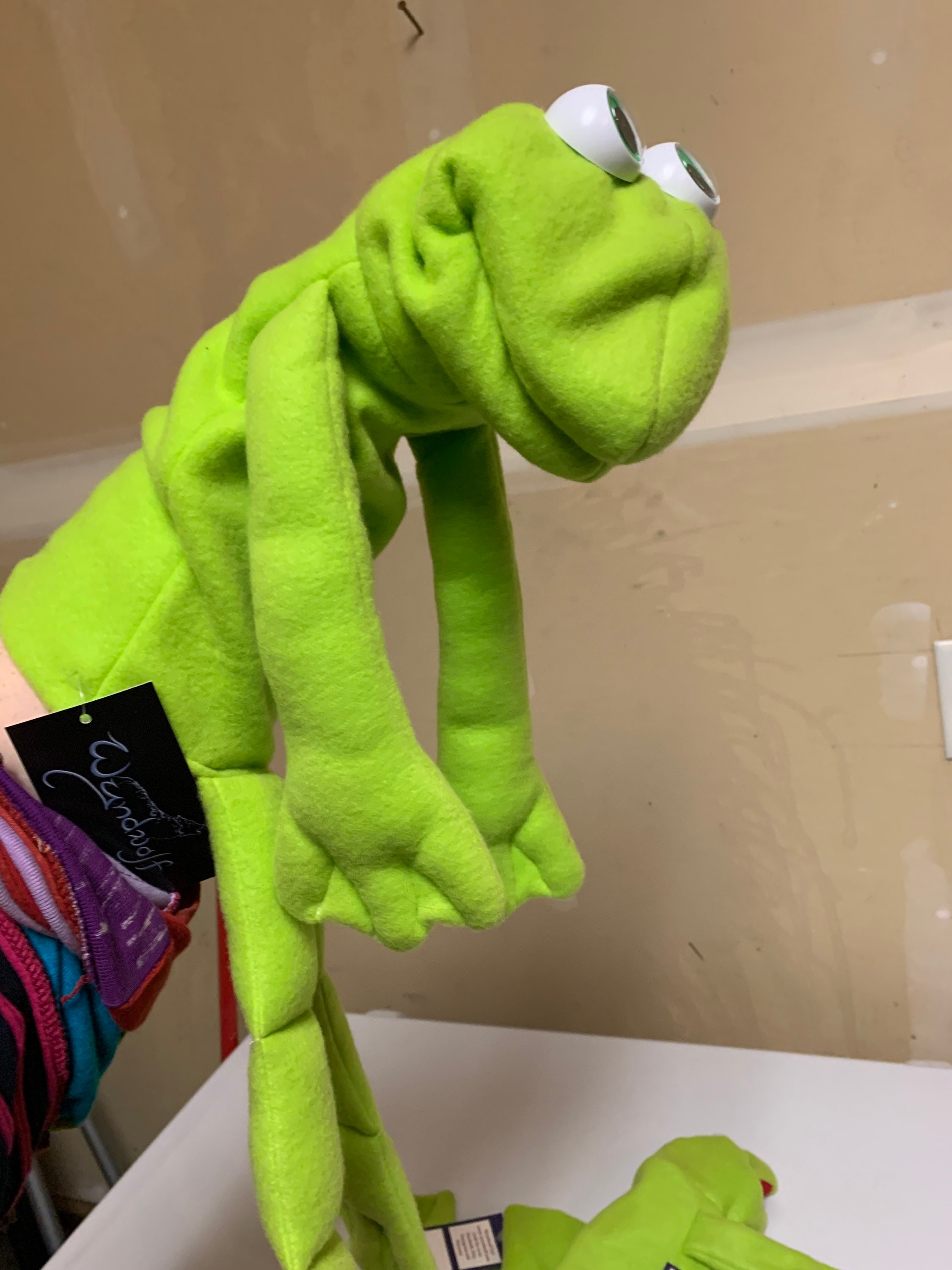 Frog Hand Puppet With Frog Legs Fits Most Hands - Etsy
