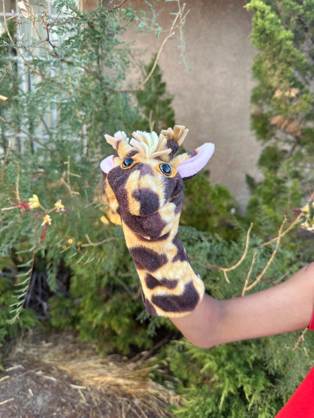 Mini Giraffe Hand Puppet - Etsy