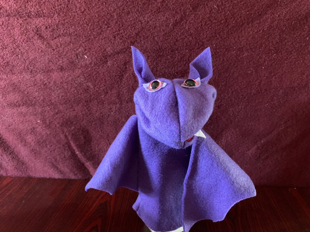Mini Hand Puppet Bat - Etsy