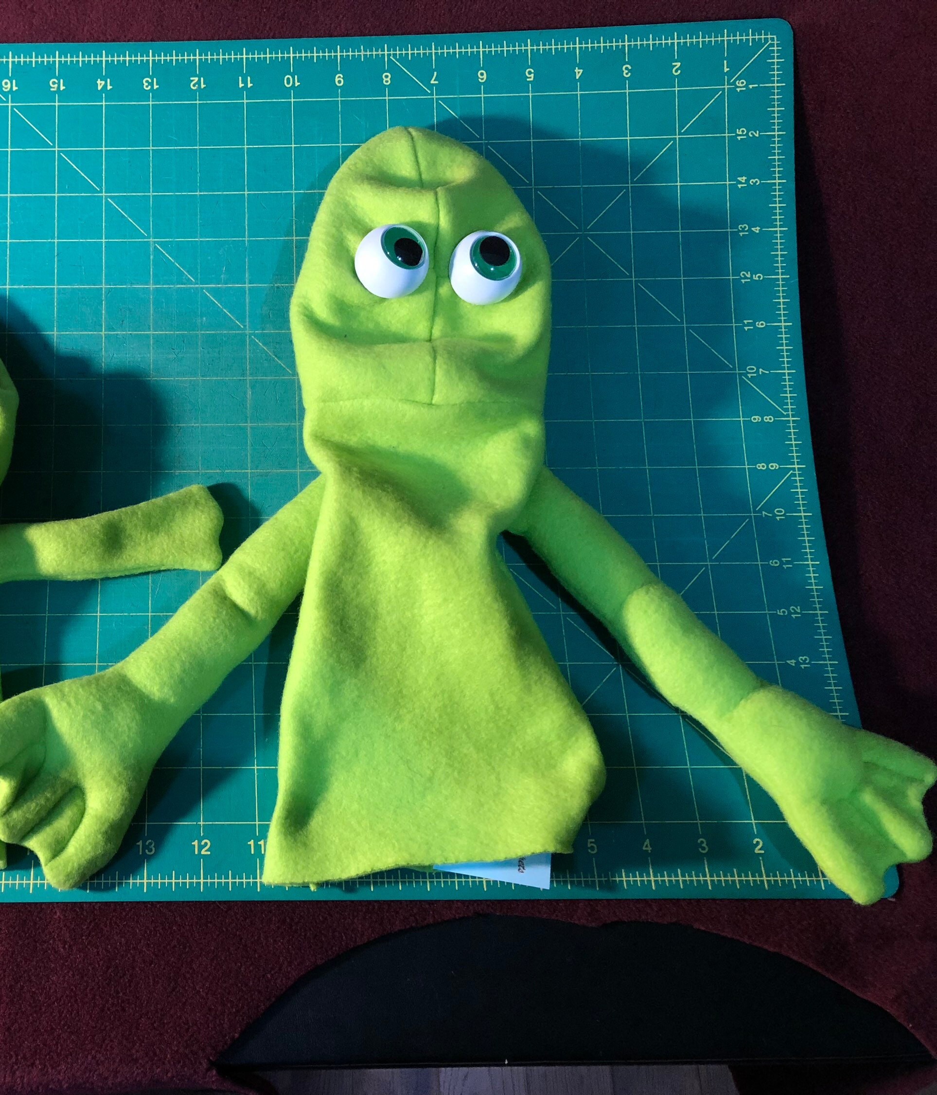 Frog Hand Puppet With Frog Legs Fits Most Hands - Etsy