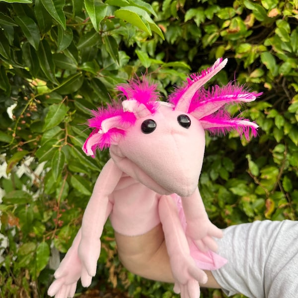 Axolotl Puppet - Etsy