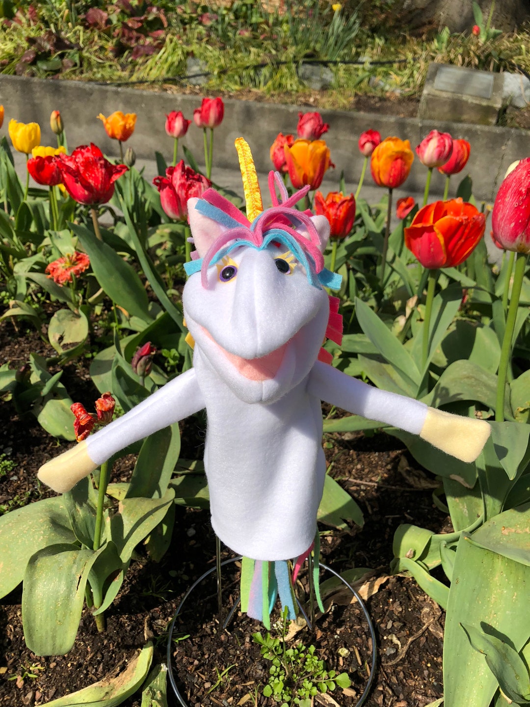 Unicorn Mini Puppet - Etsy