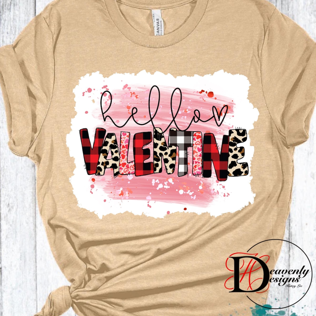 Hello Valentines Design PNG - Etsy