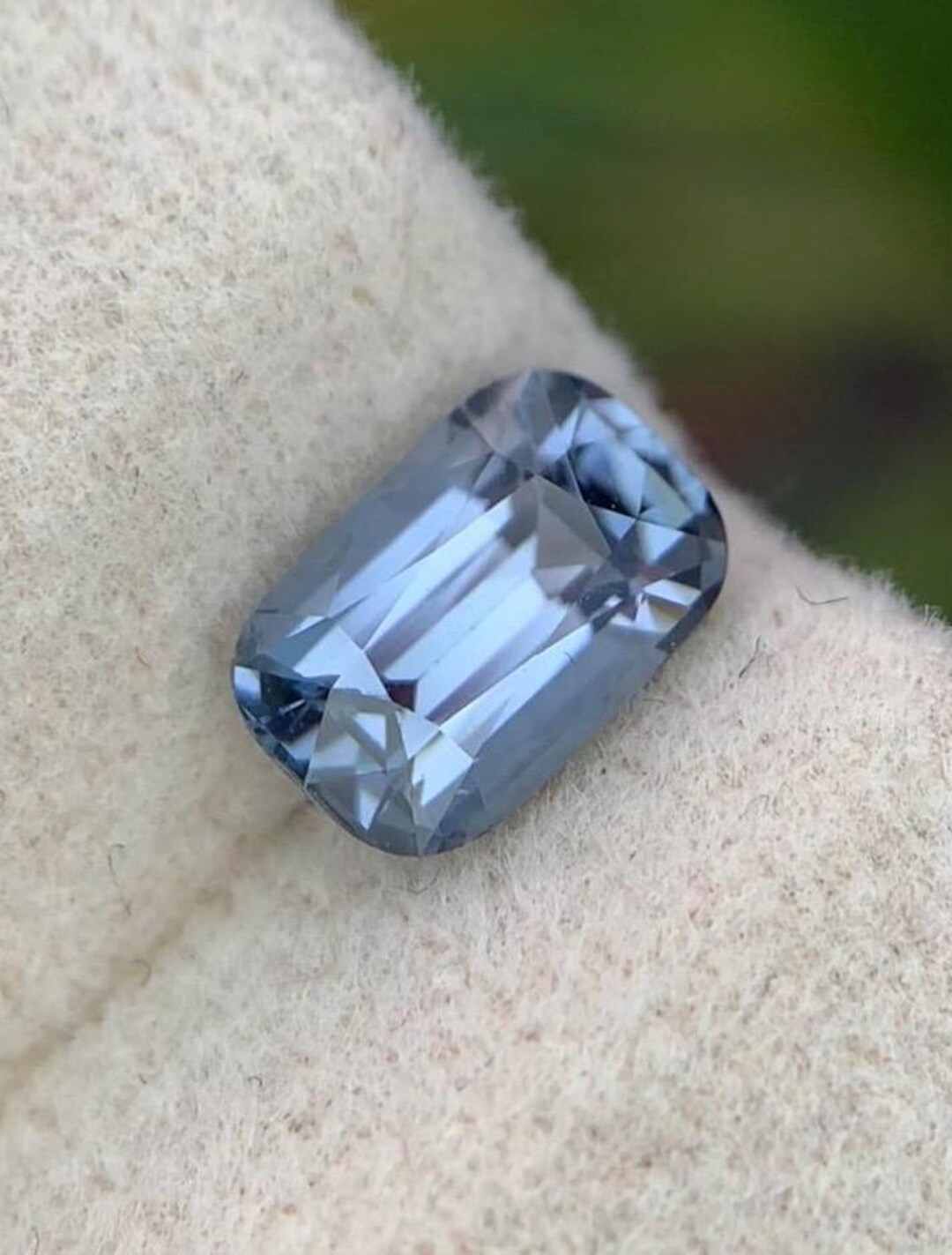 Natural Pastel Blue Spinel 1.15 Ct, Cushion Cut, Loose Gemstone for ...