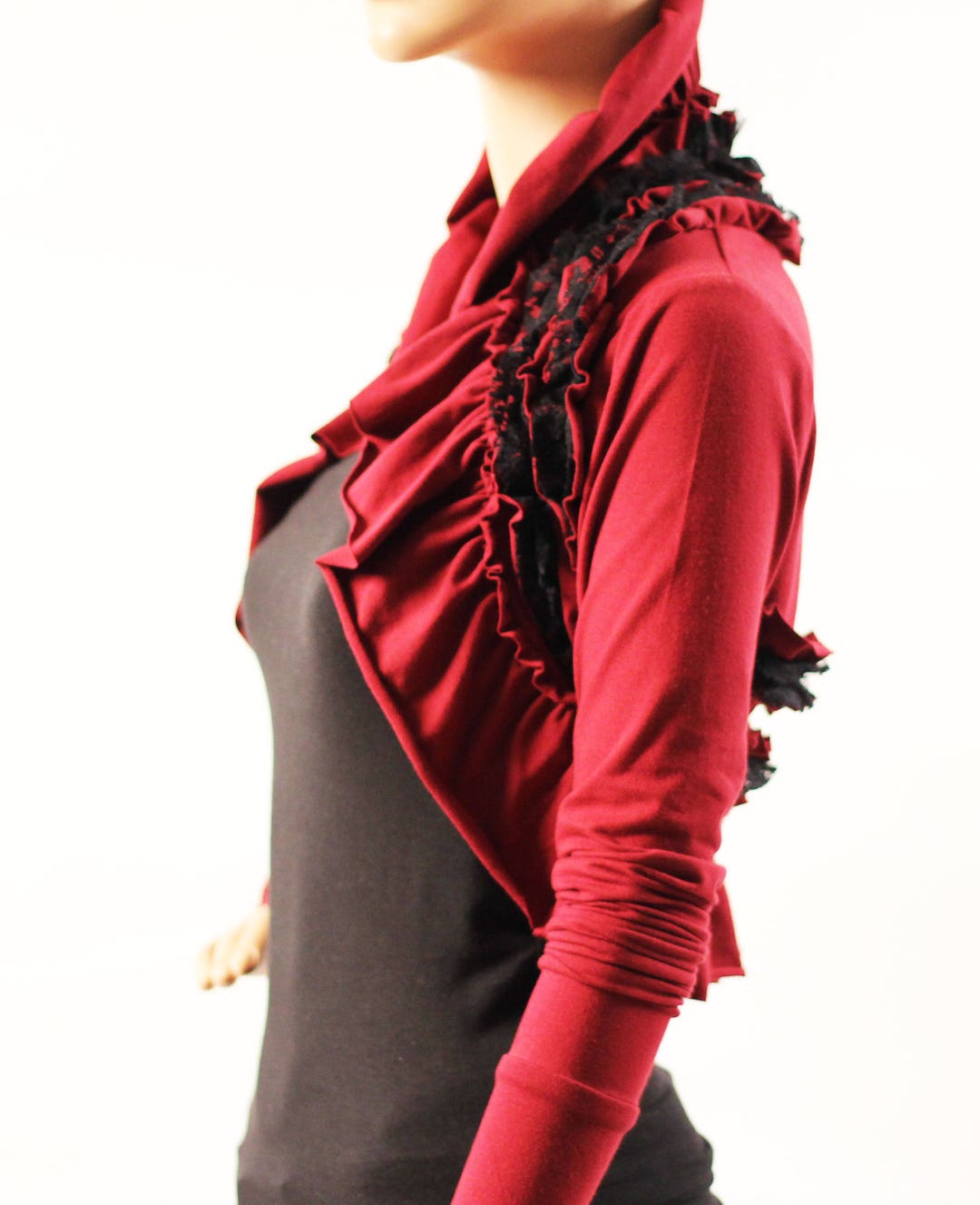 Wedding Ruffle Shrug, Lace Ruffle Shrug, Wedding Bolero Shrug. - Etsy