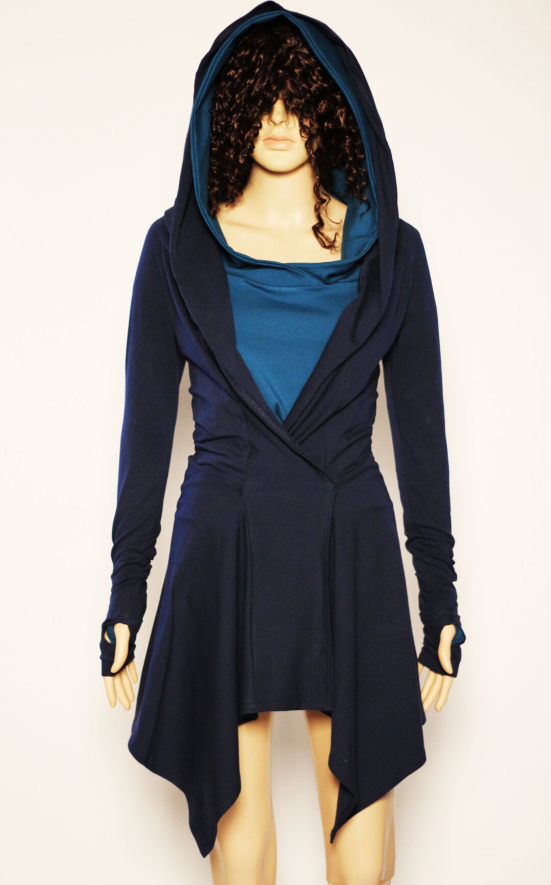 Oversize Hooded Long Long Sleeves Cotton Hoodie Jacket - Etsy