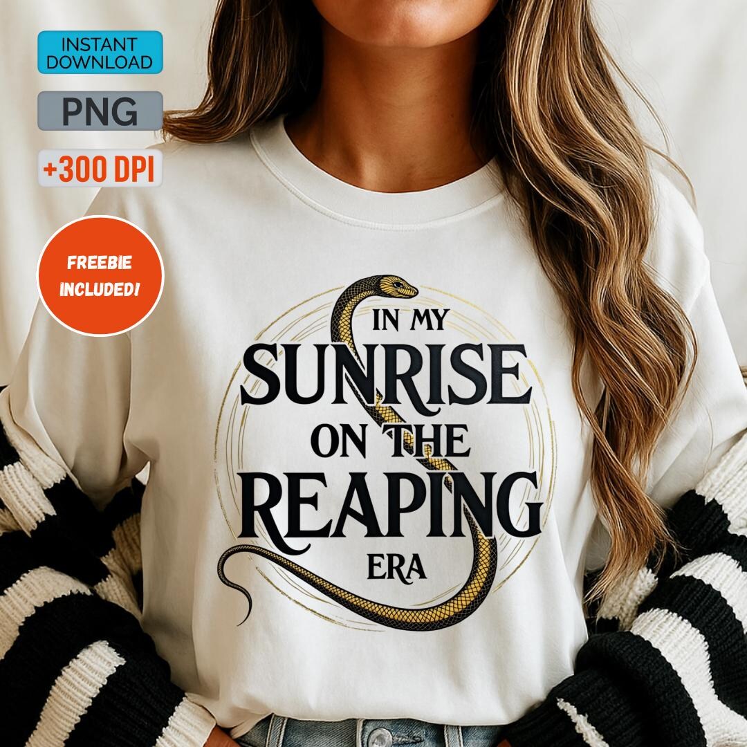 Sunrise on the Reaping PNG, Bookish Digital Art, Literary Graphic ...