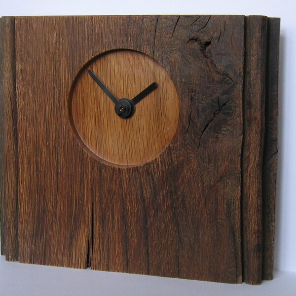 Reclaimed Wood Clock - Etsy