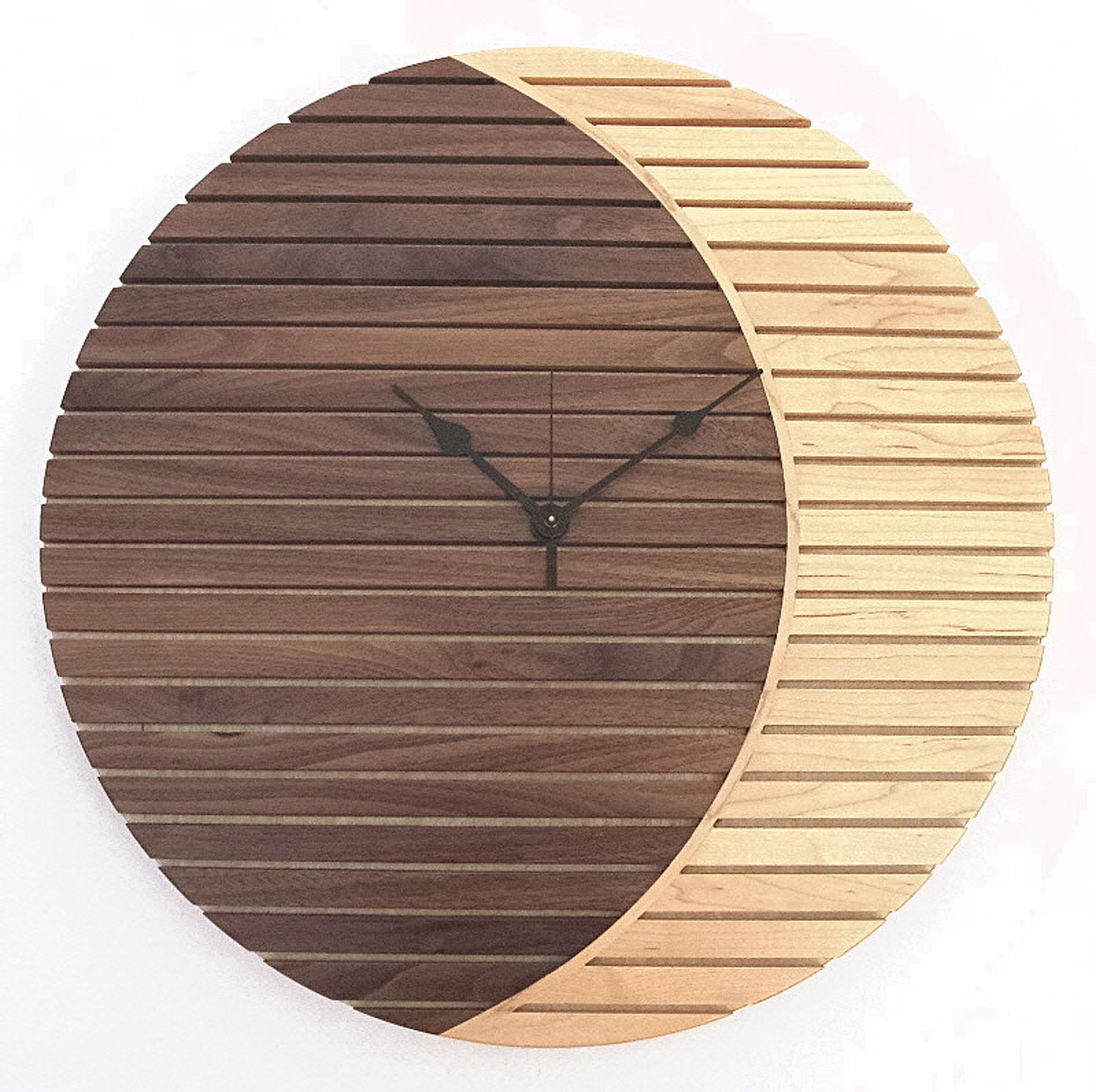 Lunar Crescent Clock by Timecatcherclocks, Very Distinctive Design ...
