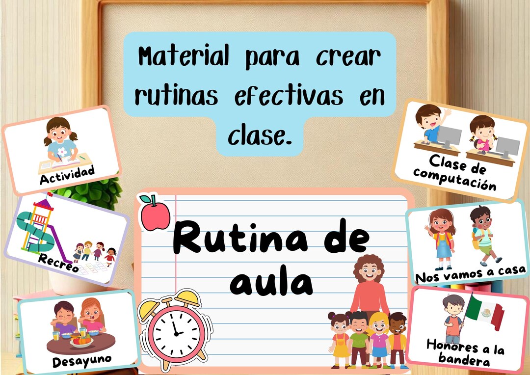 Daily Routine Posters/expectations and Classroom Management/educational ...