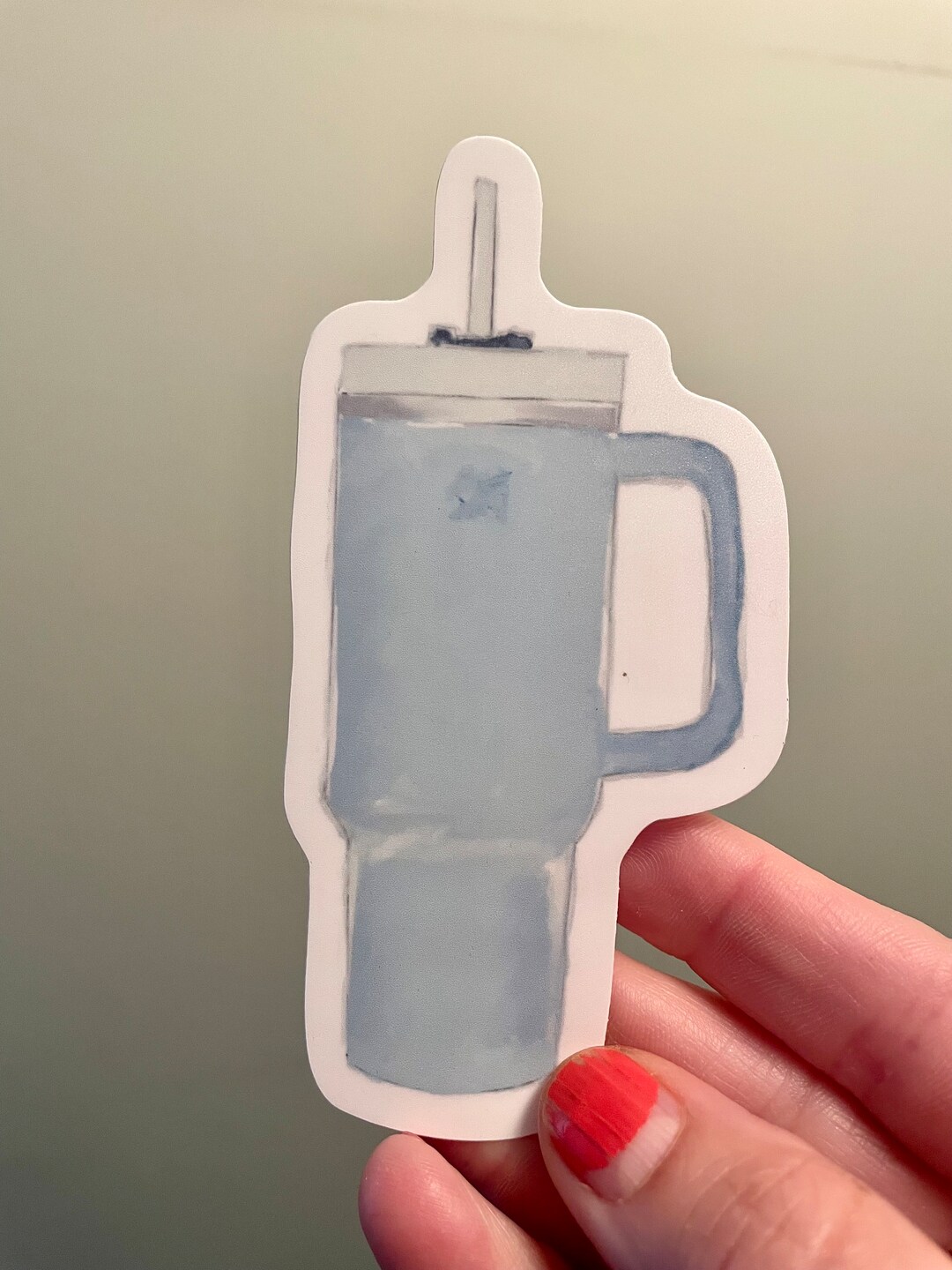 3" Vinyl Sticker, Stanley Cup Blue - Etsy