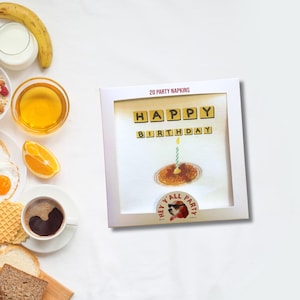 Waffle Birthday Waffle House Style Napkins - Etsy
