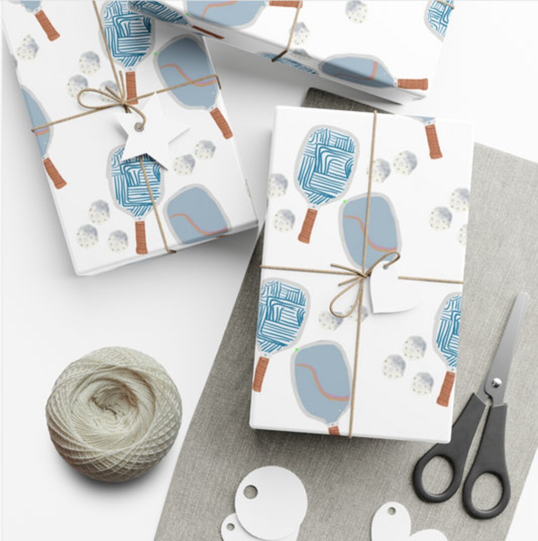 5' Roll Wrapping Paper Pickleball Wrapping Paper - Etsy